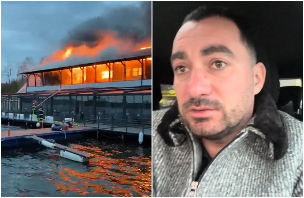 Reacția lui Pescobar, după ce Taverna Racilor din Snagov a luat foc ...
