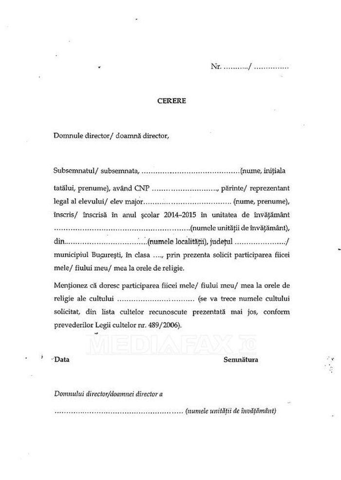 Așa arată CEA MAI CONTROVERSATĂ cerere din România! | Observatornews.ro