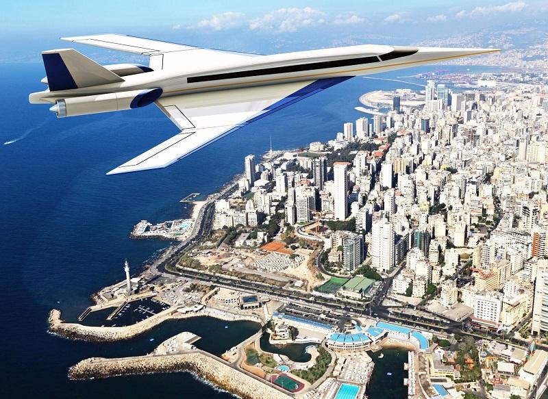 Așa arată primul avion SUPERSONIC pentru pasageri