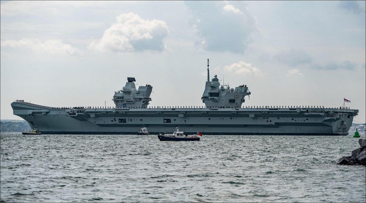 Cea mai mare navă de război a Marei Britanii s-a stricat la doar o zi ...