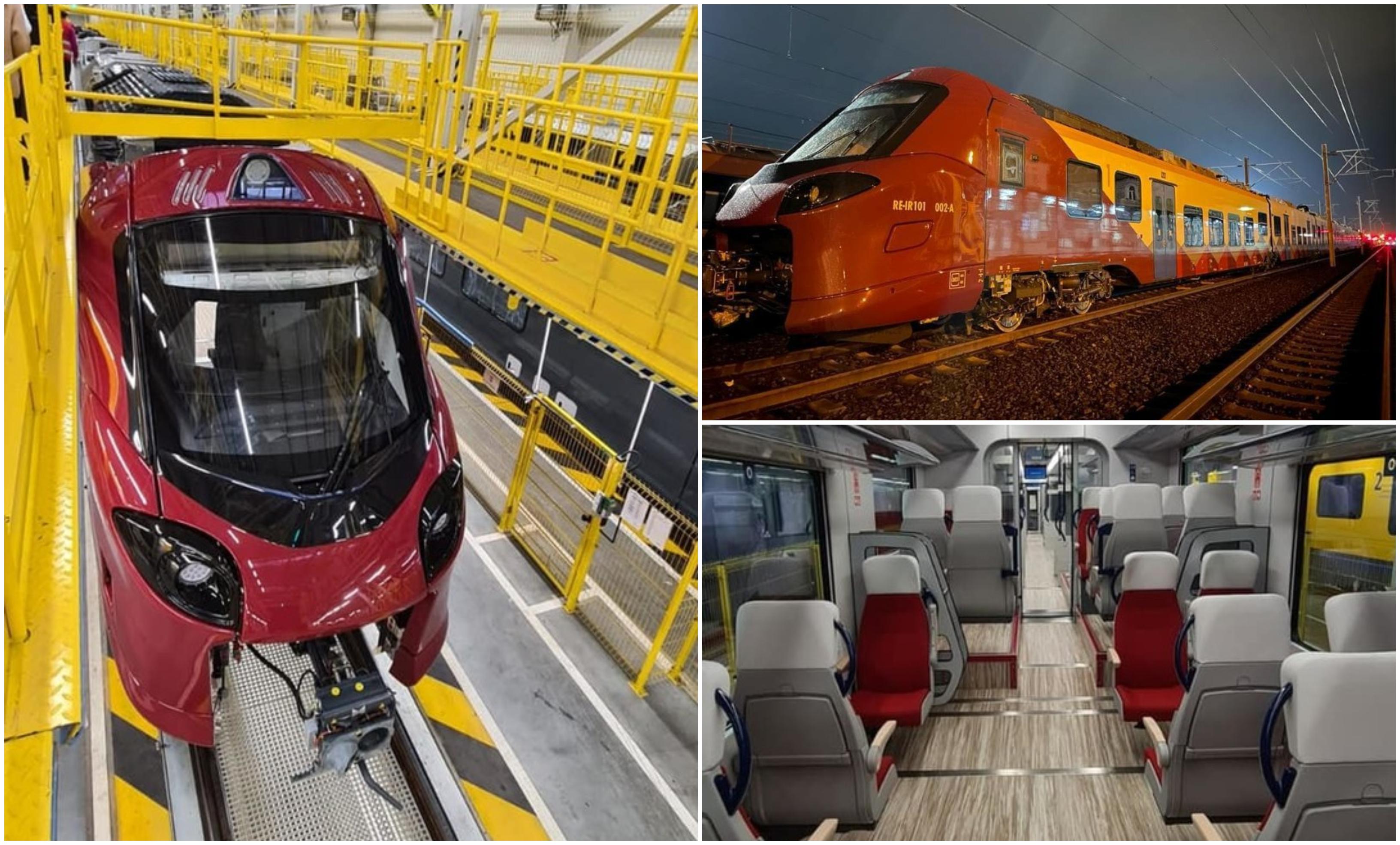 Primul tren electric produs de Alstom pentru România a ajuns în ţară ...