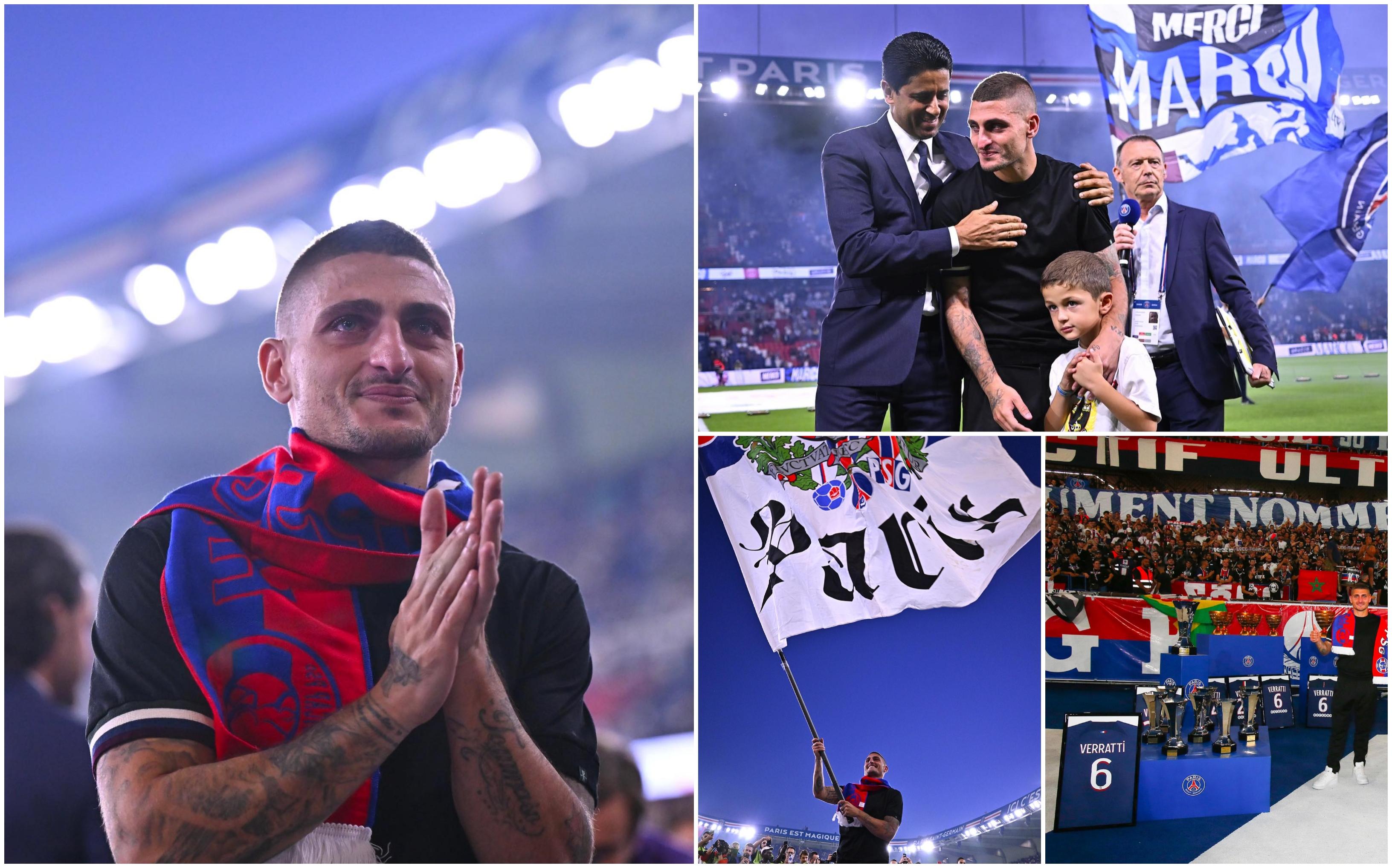 Marco Verratti şi-a luat la revedere în lacrimi de la PSG, după 11 ani ...