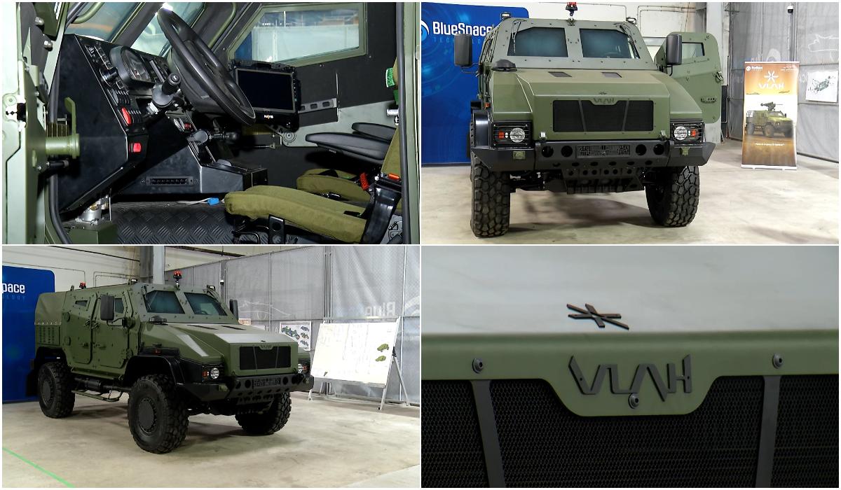 VLAH, blindatul românesc la standarde NATO. Rezistă unei detonări de 6 ...