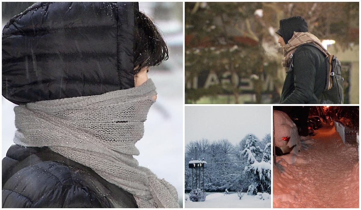 Gerul polar a paralizat România, iar temperaturile au ajuns şi la -22 ...